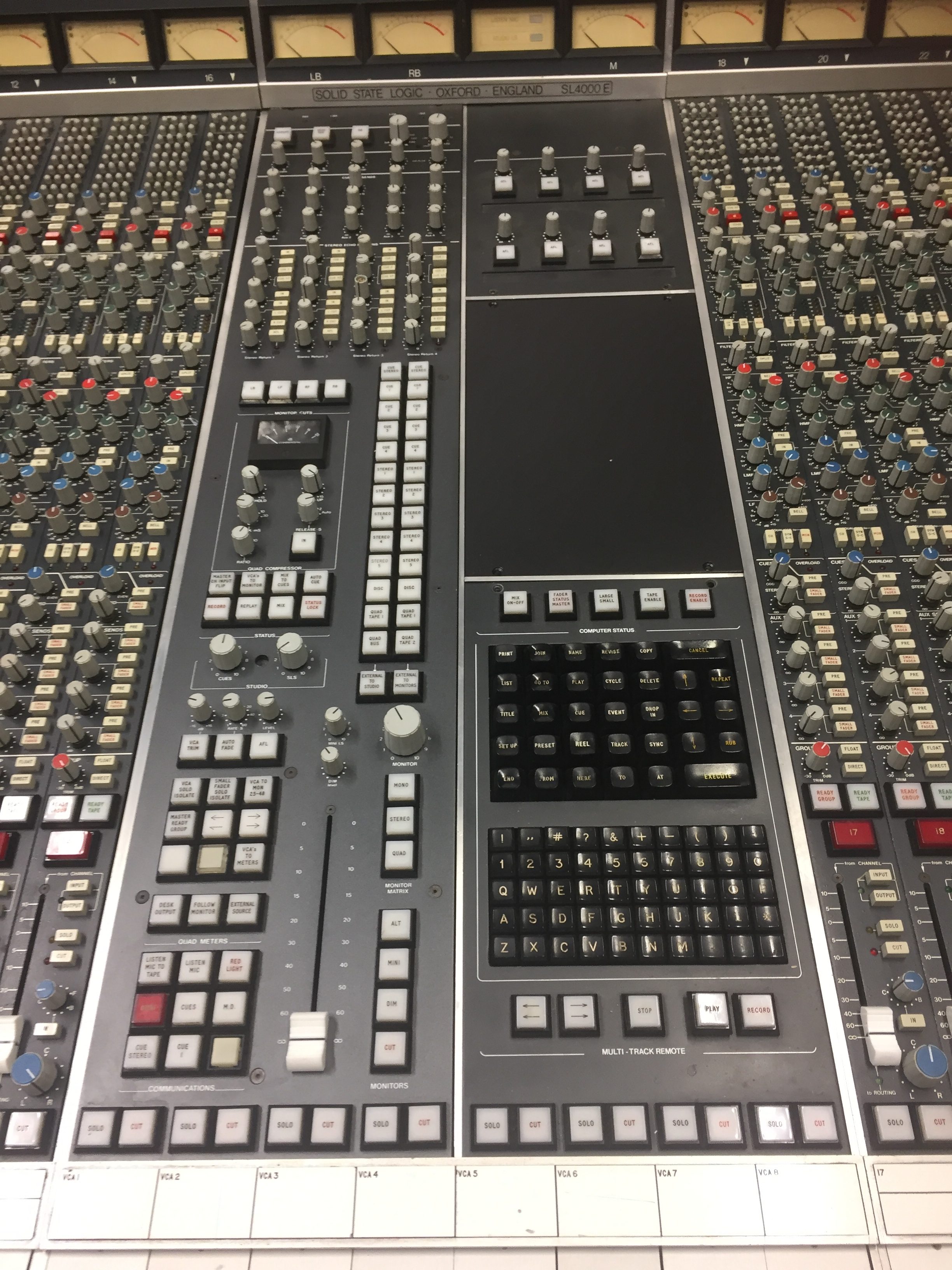 SSL Consoles - Recycled Audio